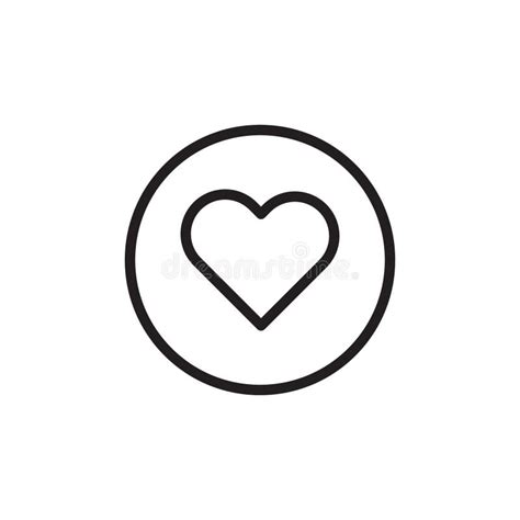 Heart Icon Outline Vector For Web Ui Stock Vector Illustration Of Love Medical 340050850