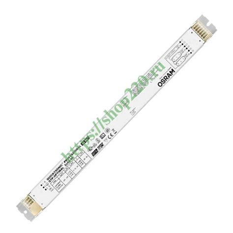 ЭПРА Osram QTP-OPTIMAL 2x54-58 для люминесцентных ламп L/FQ/FH/DL ...