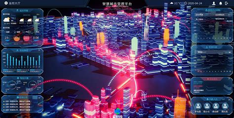 大数据可视化智慧城市管理平台、虚幻引擎制作spaceother Spaces蓝景科技元宇宙original作品 站酷zcool