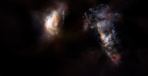 Massive Primordial Galaxies Found Swimming In Vast Ocean Of Dark Matter