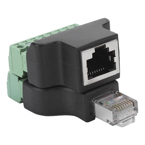 Adaptador De Clavija R Macho Hembra 2 Piezas Rj45 Hembra Macho R Macho