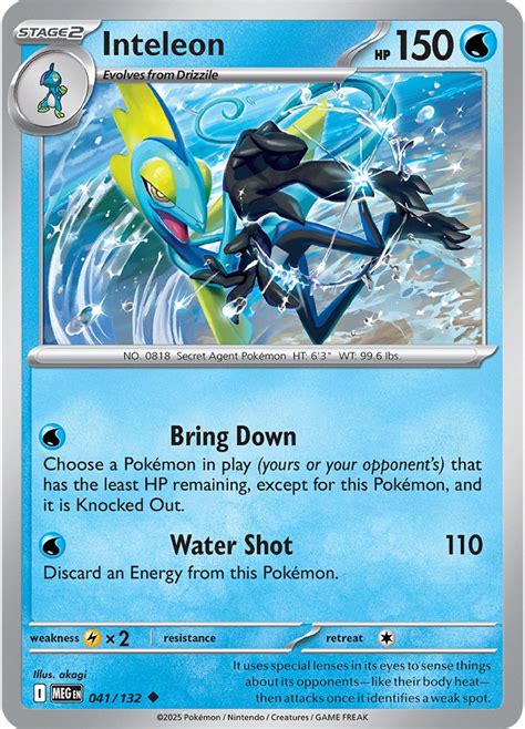 Pokémon Card Database Mega Evolution 41 Inteleon