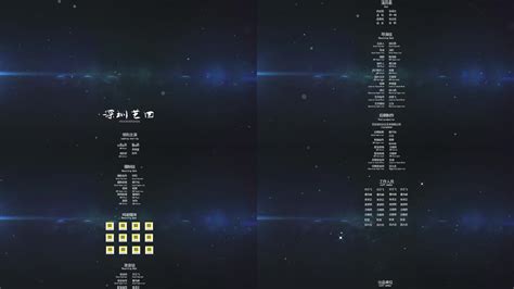 【ae模板】片尾字幕ae模板下载编号13530195光厂vj师网