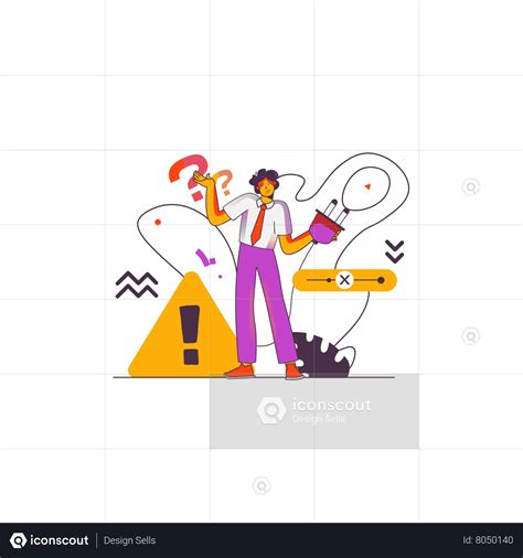 Connection Interrupted Animated Illustration Download In Json Lottie
