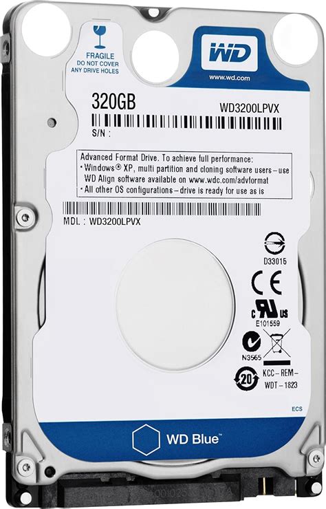 Amazon.com: Western Digital Bare Drives 320GB Western Digital Blue SATA ...