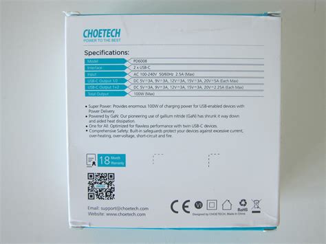 Choetech W Gan Dual Usb C Charger Blog Lesterchan Net