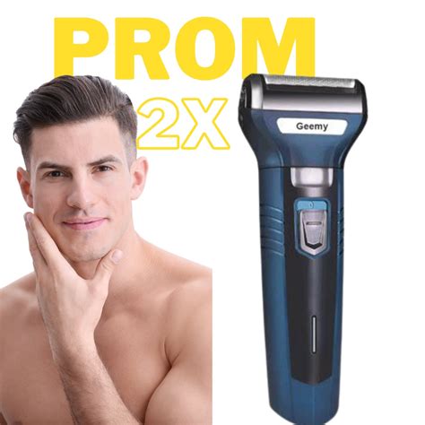 Promocion 2x Afeitadora Geemy Gm 566 Azul 110v 💈🪒