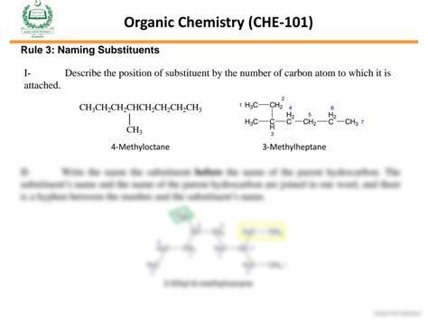 Solution Iupac Nomenclatures Of Alkanes Alkenes Alkynes Alkyl Halides