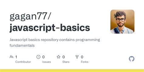 Github Gagan77javascript Basics Javascript Basics Repository
