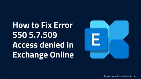 How To Fix Error Access Denied In Exchange Online