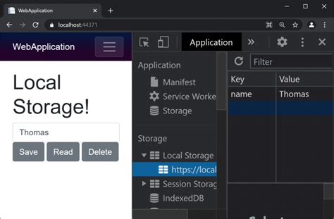 Store Data Of Your Blazor App In The Local Storage And In The Session