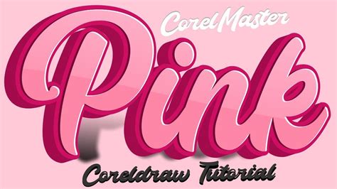 Coreldraw Tutorial Cool Calligraphy 3d Text Effect In 2025 3d Text