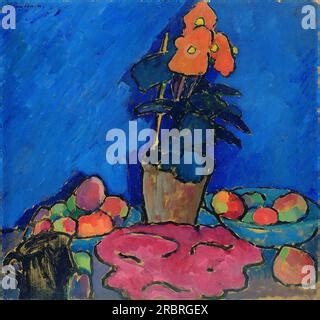 Still Life With Begonia 1911 4 Alexej Von Jawlensky Stilleben Mit