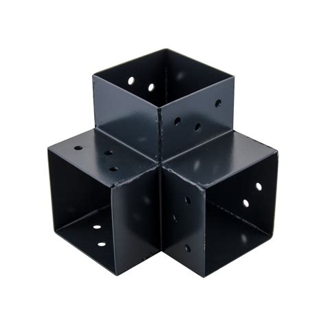 Connecteur 3D Angle 90 Pour Poteau Bois H 9 X P 9 Cm Leroy Merlin