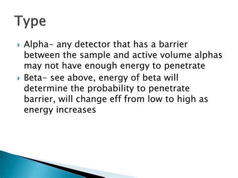 Ppt Detector Efficiency Powerpoint Presentation Free Download Id