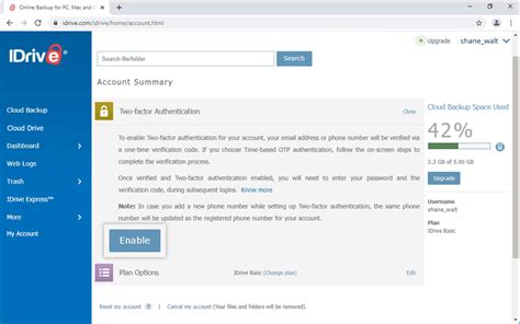 How To Access Upload Sync Files Via Idrive Web Interface