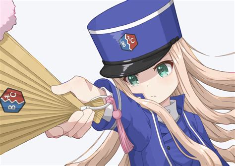Safebooru Absurdres Bc Freedom Military Uniform Blonde Hair Blue Hat