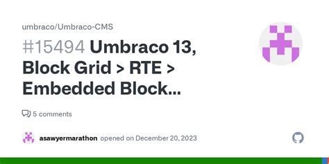Umbraco 13 Block Grid Rte Embedded Block Editors Dont Always