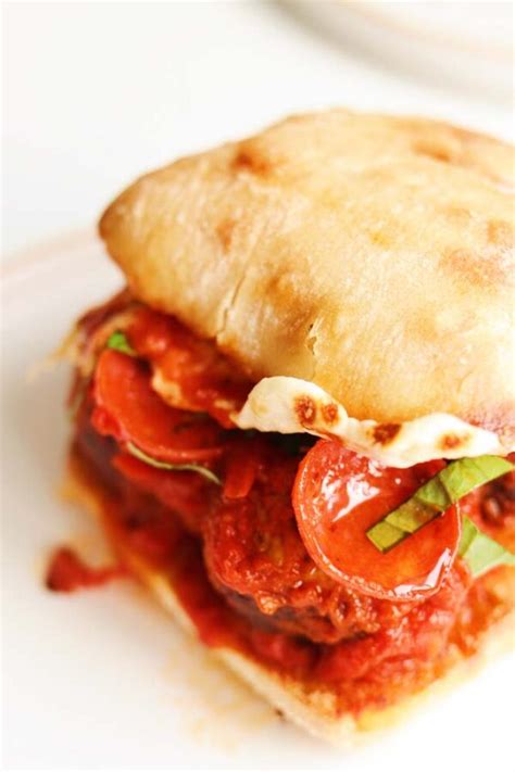 Pepperoni Pizza Meatball Sandwich Grilled Cheese Social