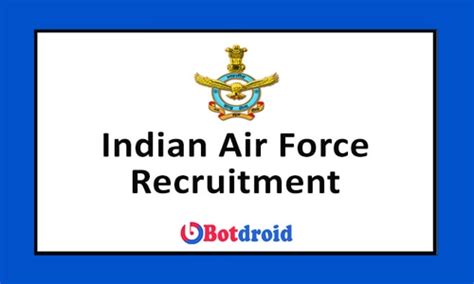 Indian Air Force Airmen Recruitment 2021 Apply Online For Group X And