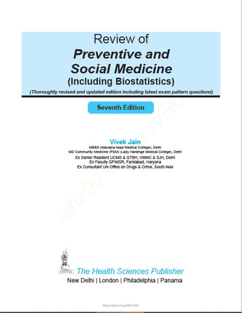 Preventive And Social Medicine 7th Edition Free Pdf