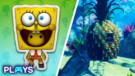 10 Times Spongebob Infiltrated Video Games Youtube