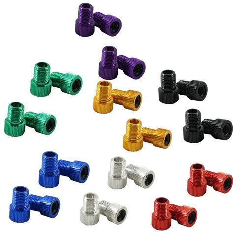 알루미늄 합금 프레스타 밸브 어댑터 자전거 자전거 고정 기어 타이어 커넥터 사이클링 액세서리 4 개밸브 Aliexpress