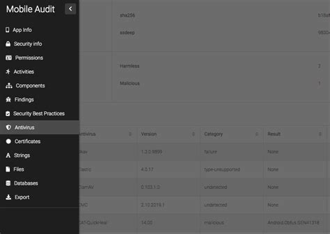 MobileAudit SAST And Malware Analysis For Android Mobile APKs