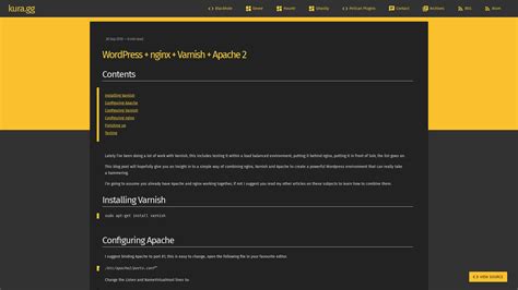 Wordpress Nginx Varnish Apache 2