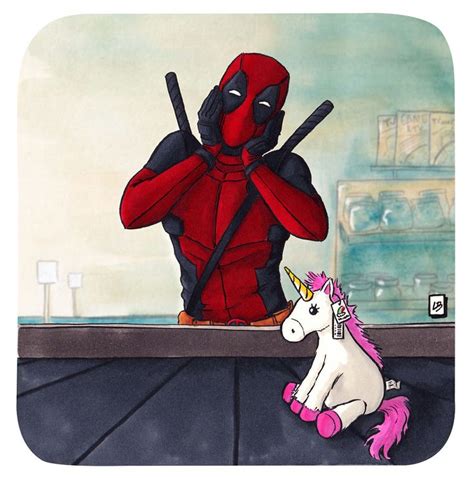 Deadpool And Unicorn Soft Toy Deadpool French Artwork Catwoman