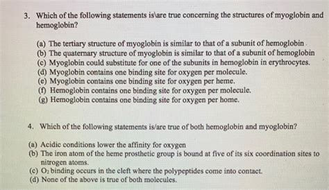 Solved 3 Which Of The Following Statements Islare True