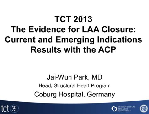 Results With The Amplatzer Cardiac Plug Acp
