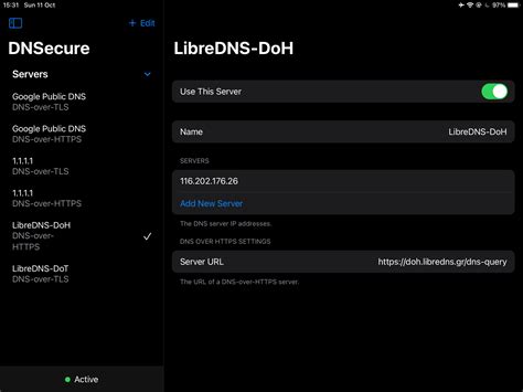 LibreOps Using LibreDNS On IOS X