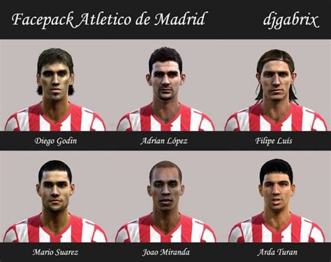 Atletico De Madrid Facepack PES By Djgabrix
