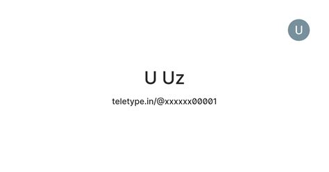 U Uz Teletype
