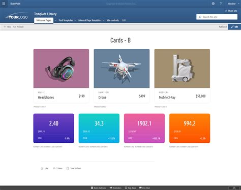 Modern Templates For SharePoint Online O365 And SharePoint 2019
