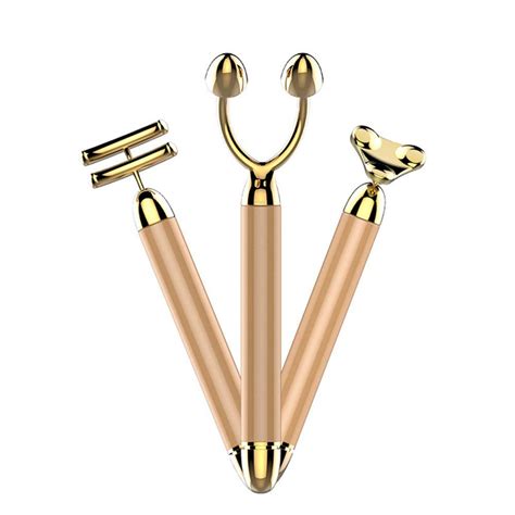 Electric Facial Massage Tool 24k Gold Pulse Facia Grandado