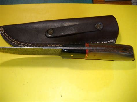 Large Damascus Hunting Belt Knife Sass Wire Classifieds Sass Wire Forum