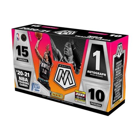 2020 21 Panini Mosaic Basketball Hobby Box 1st Off The Line Random