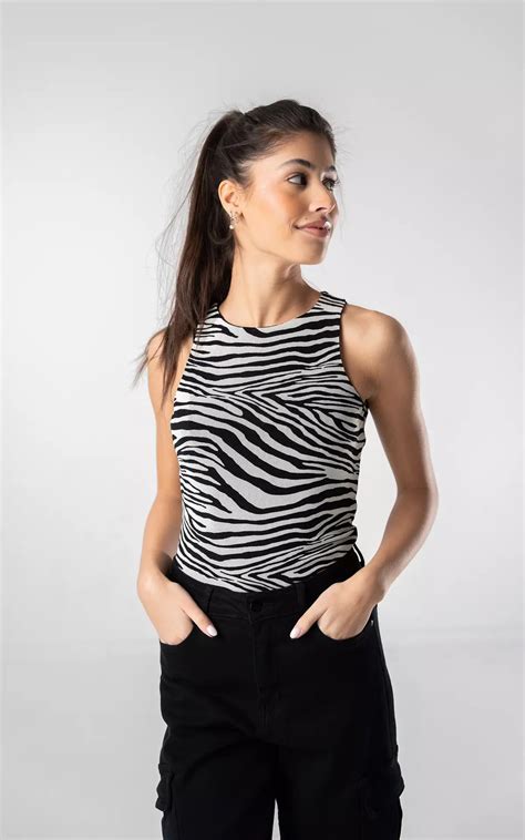 Zebra Print Body Black White Guts And Gusto