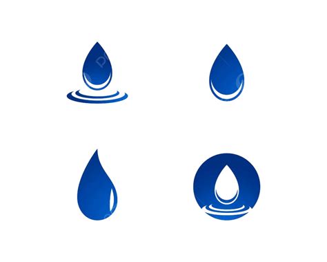 Water Drop Illustration Vector Design Images Water Drop Logo Template