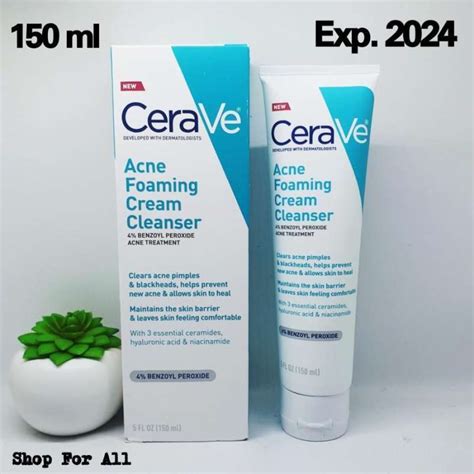 Jual Cerave Acne Foaming Cream Cleanser 150ml 150 Ml 5 Fl Oz Di