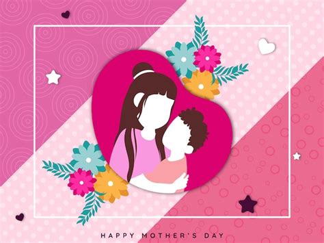 Feliz Dia Internacional Das Mães Ilustração Vetorial De Design De