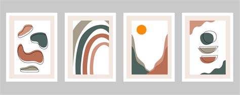 Abstract Boho Shape Set 11326714 Vector Art At Vecteezy