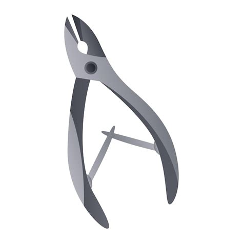 Premium Vector Nail Cutting Scissors Clipper Pedicure Manicure In