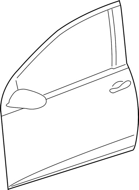 Volkswagen Gti Door Assembly Door Frame Assembly Door 5k3831055k