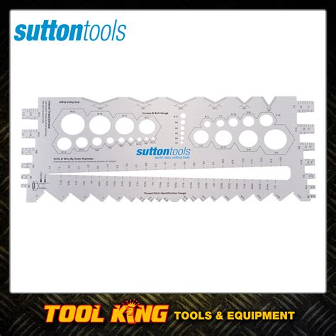 Sutton Multi Function Thread Pitch Drill Bit Screw And Bolt Gauge
