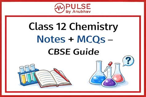 Class 12 Chemistry Notes Mcqs Chapter Wise Cbse Guide Pulse By