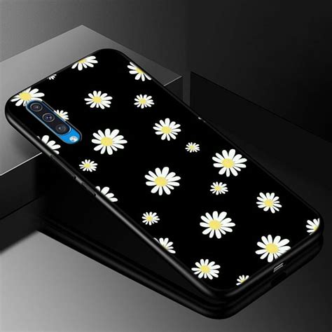 เคสโทรศัพท์ซิลิโคน Tpu แบบนิ่มลายดอกไม้สีคมชัดสําหรับ Samsung Galaxy