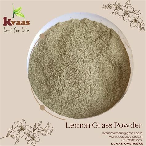 Dried Lemongrass Powder At Best Price In Ahmedabad By Kvaas Overseas